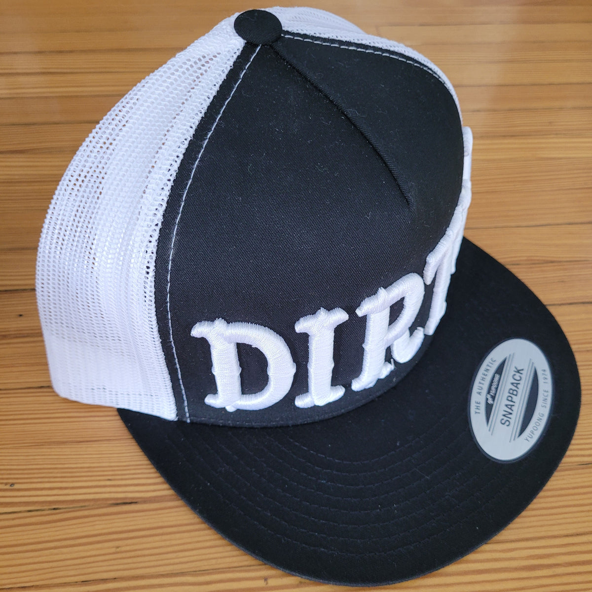 Dirty Embroidered Trucker Hat | Motorcycle Hats | Dirty Biker Design ...